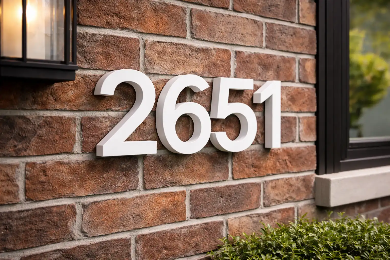 Plastic House Numbers | Perspex Online